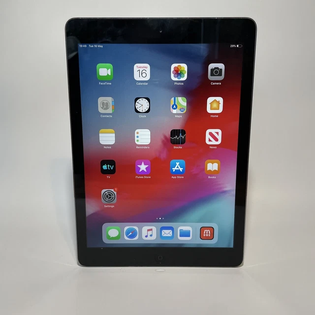 APPLE IPAD AIR 1st Gen 128GB, Wi-Fi (Unlocked) 9.7in - Space Grey ...