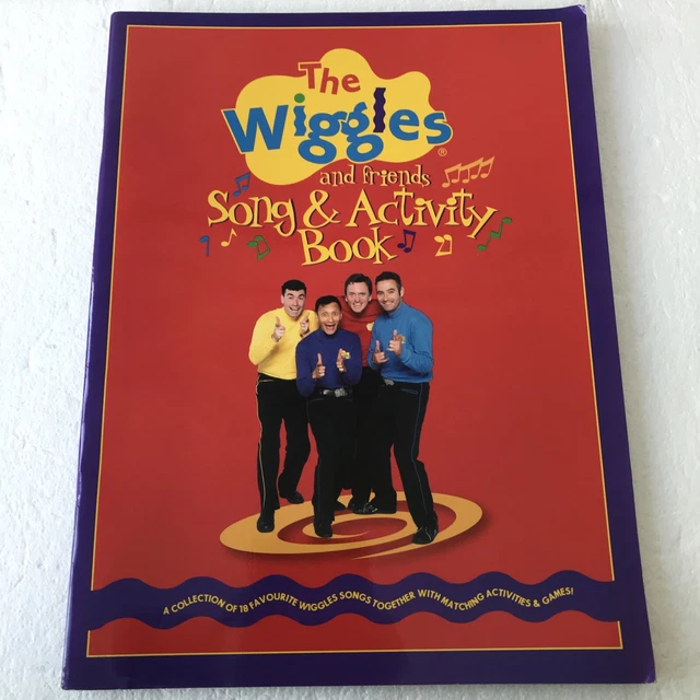 THE WIGGLES SONG Activity Book Rare Original Cast Merchandise Vintage ...