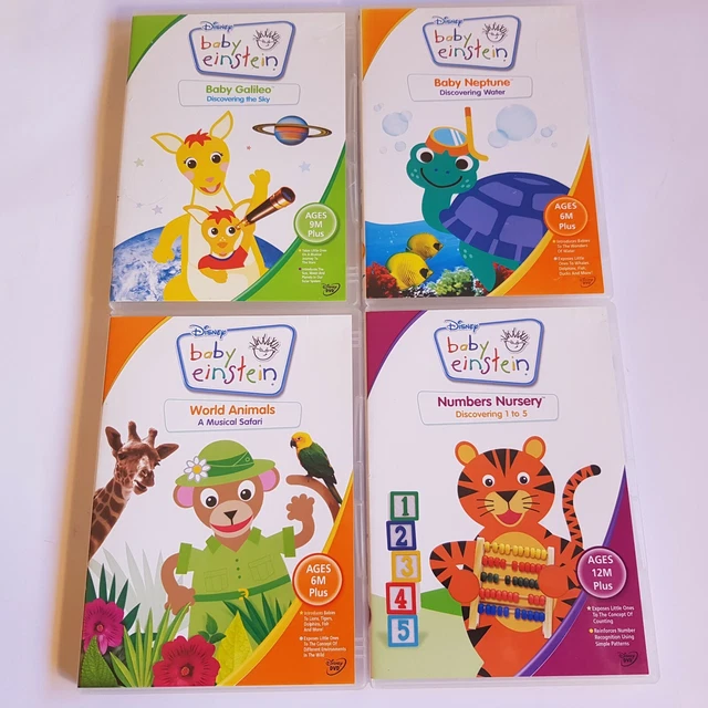 DISNEY DVD BABY Einstein learning educational series set (4) animals ...