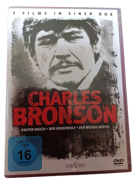 3 FILME MIT Charles Bronson DVD -Kalter Hauch- Der Grenzwolf- Der Weiße ...