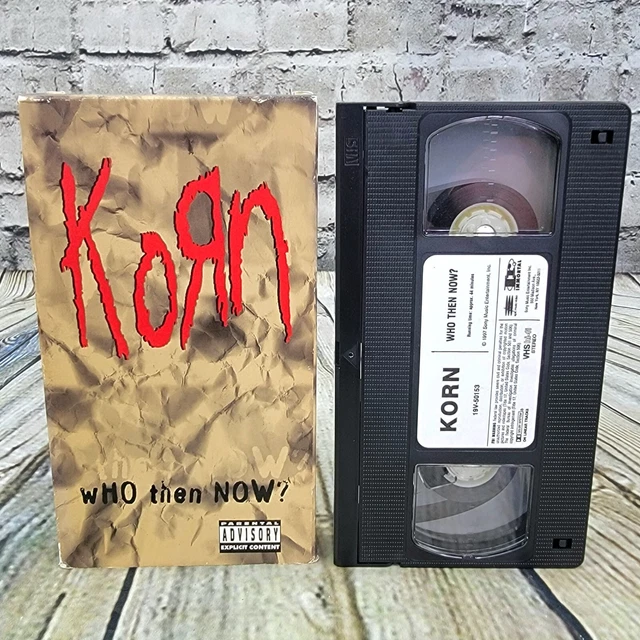 KORN - WHO Then Now (VHS, 1997) Blind Shoots and Ladders Clown Faget ...