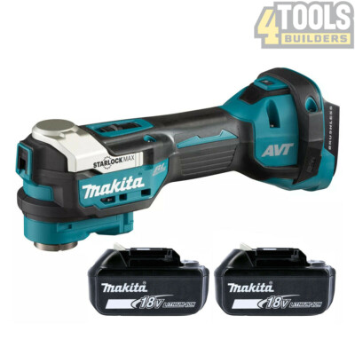 MAKITA DTM52 18V LXT Brushless Starlock Max Multi-Tool With 2 x 5.0Ah Batteries £335.99 ...