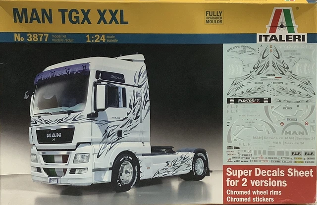 RARE ITALERI 1:24 MAN TGX XXL Model Truck Kit £65.00 - PicClick UK