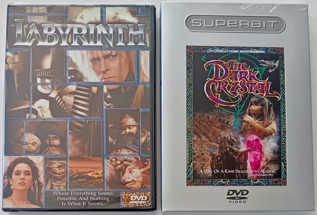 THE DARK CRYSTAL (SUPERBIT) & Labyrinth DVD Lot of 2 New & Sealed $20. ...