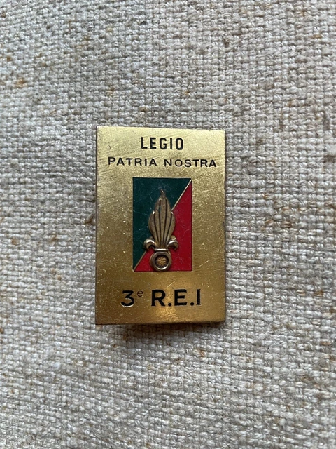 INSIGNE MILITAIRE LÉGION Étrangère 3ème REI EUR 10,00 - PicClick FR