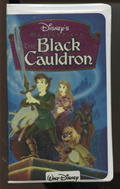 THE BLACK CAULDRON, VHS Clamshell (9124) Walt Disney Masterpiece ...