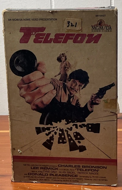 TELEFON MOVIE (VHS) Rare Big Box 1977 Charles Bronson, Lee Remick Big ...