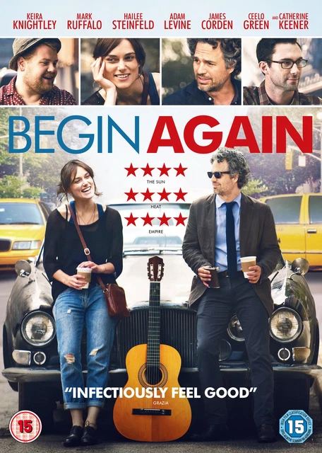 BEGIN AGAIN (DVD) Mos Def Catherine Keener Hailee Steinfeld Aya Cash ...