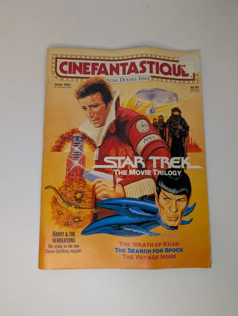 CINEFANTASTIQUE VOL.17 NO.3/4, Star Trek Trilogy, Harry & Hendersons ...