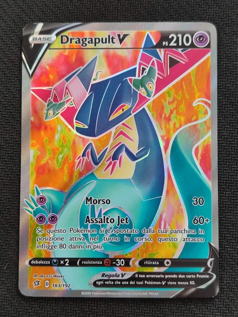 POKEMON DRAGAPULT V FRAGORE RIBELLE 183/192 in ITALIANO EUR 19,99 ...