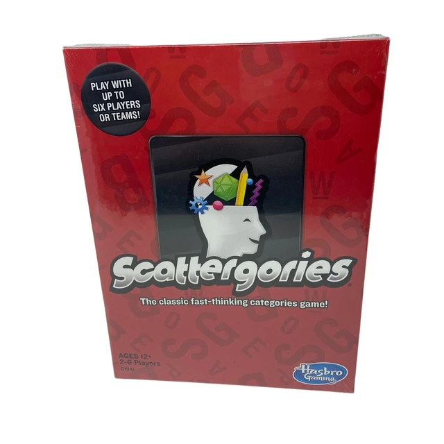 HASBRO GAMING - Scattergories NEW Sealed Board Game 2016 Ages 12 ...