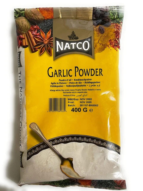 NATCO GARLIC POWDER 1 x 400gm £11.93 - PicClick UK