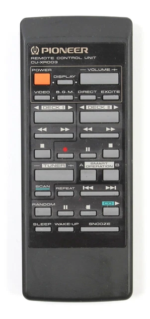 PIONEER CU-XR003 TELECOMANDO Remote Control XR-P500 testato/testato ...