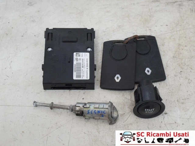 BLOCCHETTO ACCENSIONE CON Kit Chiave Renault Scenic 3 285909828R EUR ...