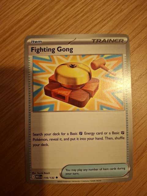 FIGHTING GONG 116/132 Pokémon TCG Mega Evolution Uncommon £1.16 ...
