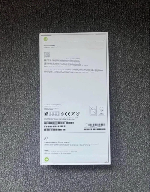 APPLE IPHONE 17 Pro Max 256GB Deep Blue, Unlocked, New Sealed £822.70 ...