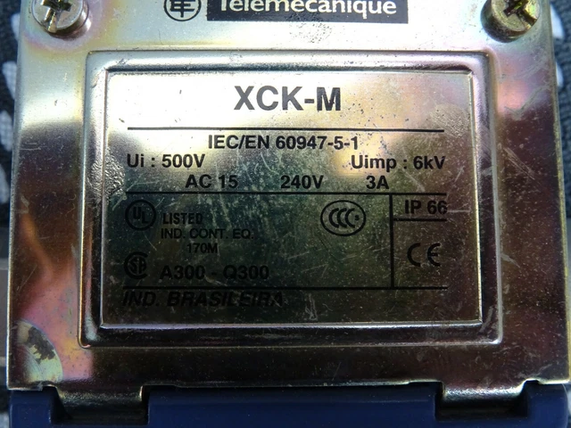 ORIGINAL TELEMECANIQUE XCK-M IEC/EN 60947-5-1 Endschalter EUR 39,99 ...