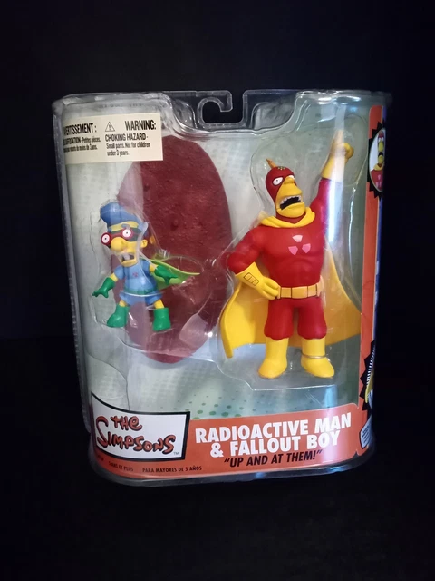 MCFARLANE TOYS THE Simpsons Radioactive Man And Fallout Boy NIB SEALED ...