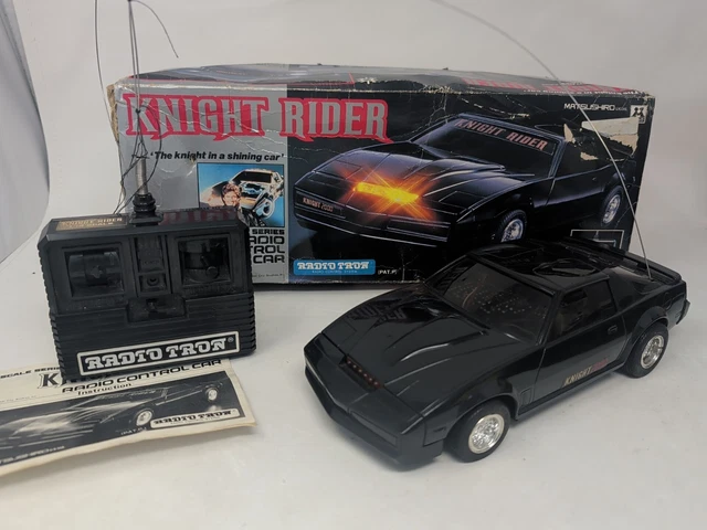 VINTAGE KNIGHT RIDER Kitt / Knight 2000 Matsushiro Radio Control Car ...