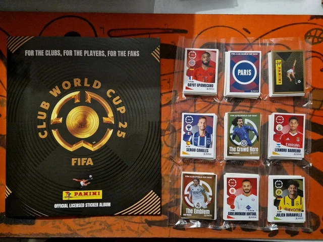 2025 PANINI FIFA Club World Cup Complete Set of 550 stickers + SOFT ...