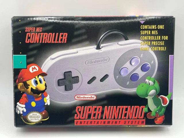 1997 SUPER NES Controller (Super Nintendo | SNES) Authentic BOX ONLY $59.99 - PicClick CA