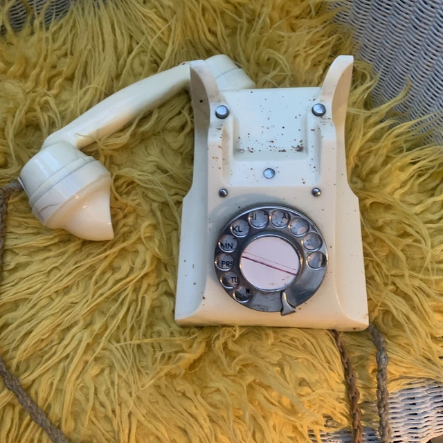 LOVELY VINTAGE Bakelite Ivory White GPO Telephone Spares Repairs £39.99 - PicClick UK