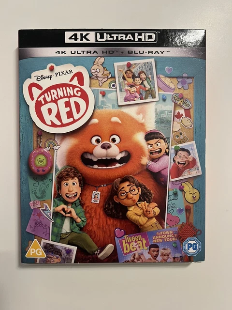 DISNEY PIXAR TURNING Red 4K Ultra HD Blu Ray With Sleeve £8.99 ...