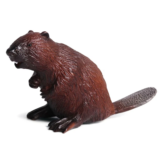 TOY WOODLAND ANIMAL Figurines Busy Beavers Toys Child Solid £8.99 ...