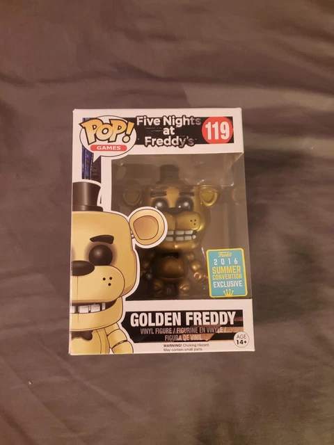 FUNKO POP FIVE Nights At Freddys Golden Freddy 2016 Summer Convention Signed EUR 136,96 ...