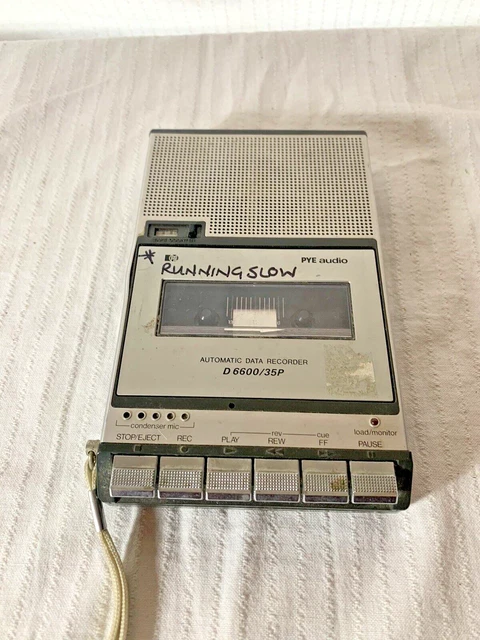 PYE AUDIO RECORDER Cassette Recorder Model D6600/35P -Tested - Running ...