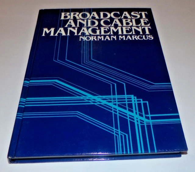 RARE BROADCAST AND cable management by Norman Marcus Hardcover ISBN ...