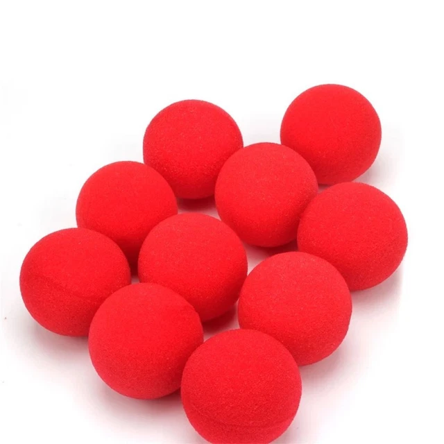 CIRCULAR LARGE SPONGES Magic Sponge Ball Magic Tricks Finger Sponge ...