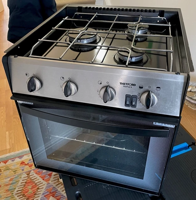 THETFORD/SPINFLO TRIPLEX COOKER 3 Burner Hob, Oven & Grill Caravan ...