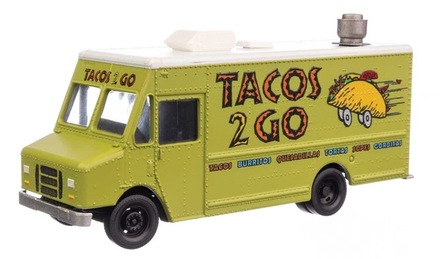 SCALA H0 - Morgan Olson Itinerario Star Van Food Camion Tacos 2 Go ...