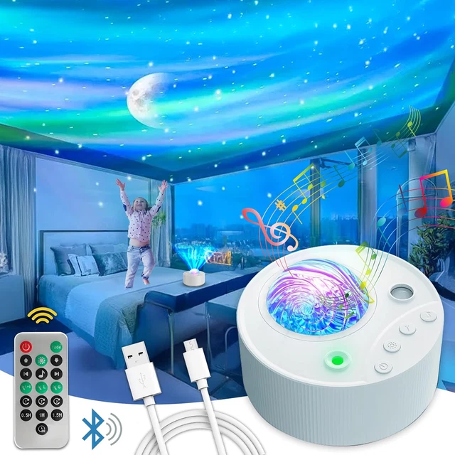 NORTHERN LIGHTS AURORA Sensory Light Star Projector Galaxy Projector ...