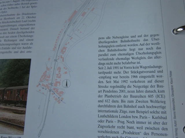 BAHNHOF MIT GLEISPLAN Vorra an der Pegnitz Bayern 4S EUR 5,30 - PicClick DE