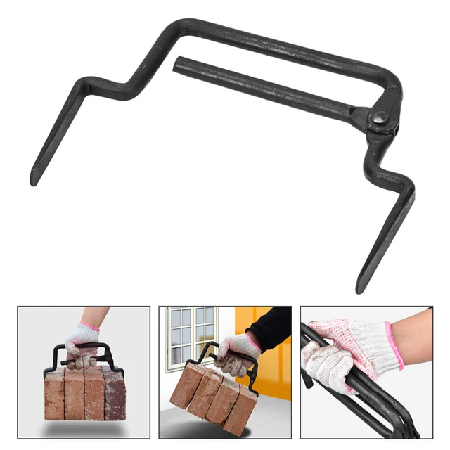 ADJUSTABLE HEAVY DUTY Brick Tongs for Lifting and Moving Bricks-DS £16. ...