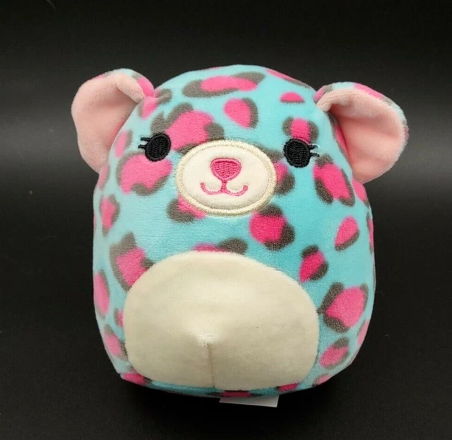 SQUISHMALLOW 5& CHELSEA Cheetah Pink Blue KellyToy Plush Toy Stuffed ...