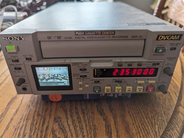 SONY DSR-25 DV DVCAM / Mini DV Tape Digital Video Cassette Recorder ...