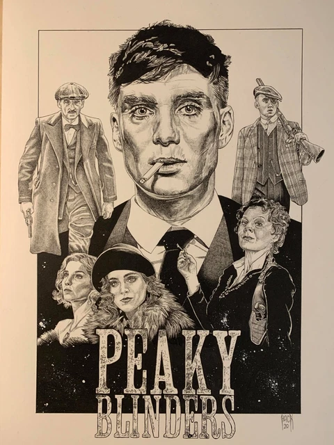 PEAKY BLINDERS ORIGINAL Pen And Ink Drawing Art By Chris Hack $200.00 ...