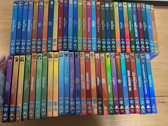 DISNEY CLASSICS DVD Collection With O-ring Slip Cover Sleeves ...