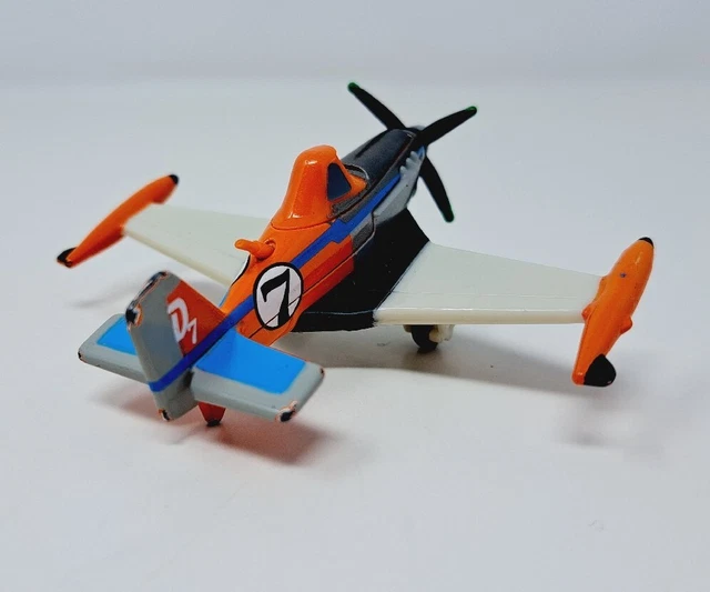 DISNEY PIXAR PLANES SUPERCHARGED DUSTY Diecast No. 7 Plane Toy Crop ...