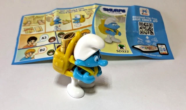 SMURFS KINDER SURPRISE BURLY SD322 The Lost Villager Series 2017 Peyo ...