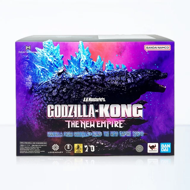 BANDAI S.H.MONSTERARTS GODZILLA x Kong New Empire Godzilla Figur auf ...