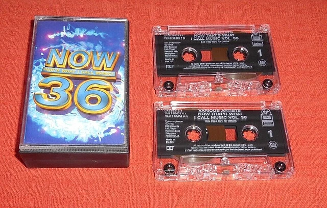 NOW THAT'S WHAT I Call Music 36 - Uk Cassette Tape X 2 - Various ...