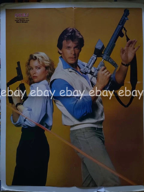 V FAYE GRANT Marc Singer Van Halen Alex Sammy Eddie Michael Poster ...