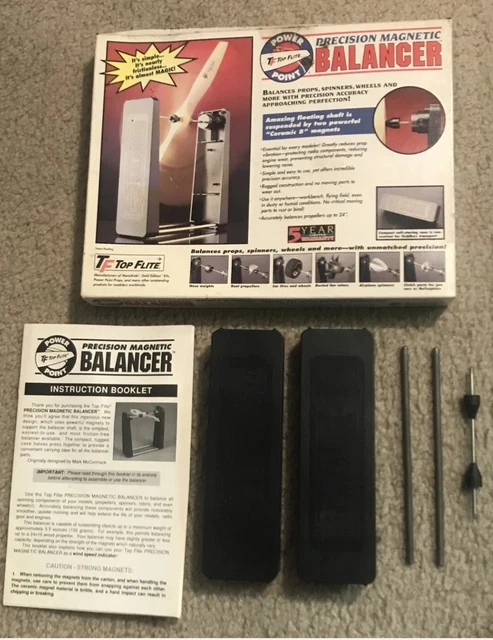 LIVELLA PER AEROMODELLI. Top Flite Power Point Precision Magnetic Prop ...