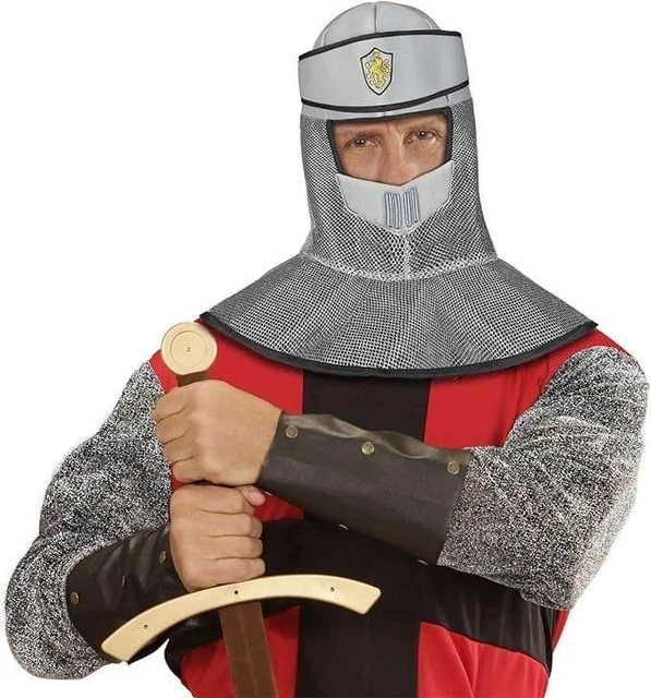 KNIGHT HELMET FANCY Dress Costume Accessory £10.99 - PicClick UK