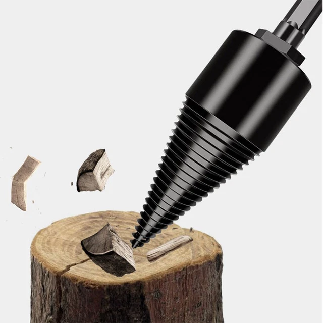 FIREWOOD CHOP WOOD Drill Bit Splitting Tool Splitting Cone Log ...