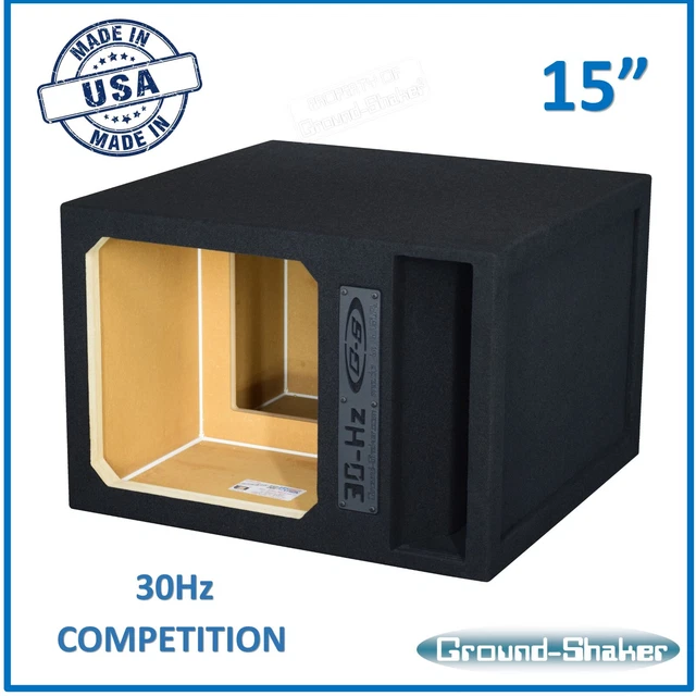 15& SINGLE PORTED Reinforced Subwoofer Box Enclosure For Kicker L7Q ...